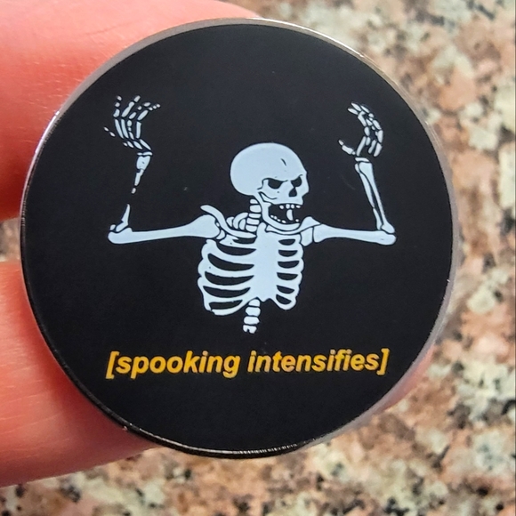 Jewelry | 2 For 13 Spooking Intensifies Spooky Skeleton Meme Round ...